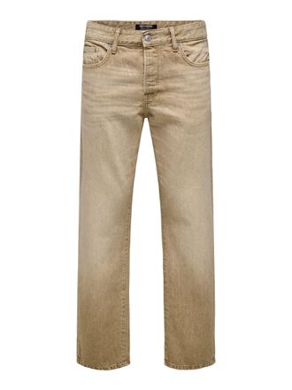 Only & Sons Male Normal geschnitten Jeans ONSEDGE Mittlere Taille Gerade geschnitten Jeans