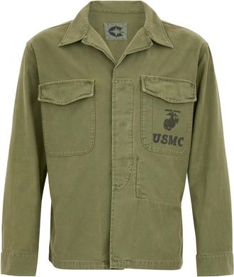 CHESAPEAKE'S Homme, Vestes, Vert, Taille: 2XL Veste &Eacute;l&eacute;gante en Coton Vert