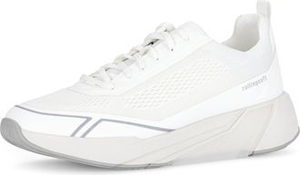Rollingsoft Sneaker ROLLINGSOFT, Herren, Gr. 8,5 (42,5), wei&szlig;, Lederimitat, Textil, Schuhe Sneaker, Freizeitschuh, Halbschuh, Schn&uuml;rer mit Details in der Sohle, G