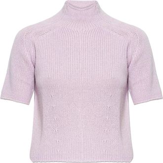 Lisa Yang Femme, Pulls, Violet, Taille: 38 FR Fride Cashmere Turtleneck