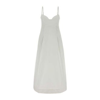 Co Femme, Robes, Blanc, Taille: 38 FR Maxi Robes