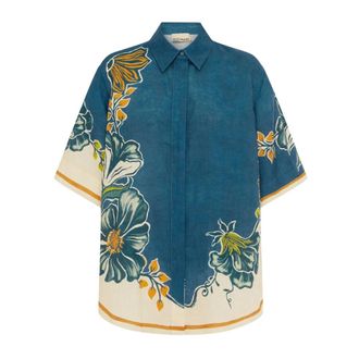 Alemais Damen, Blusen & Hemden, Blau, MGr&ouml;&szlig;e