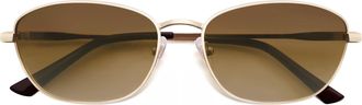 Sojos Retro Ovale Gro&szlig; Polarisiert Sonnenbrillen Damen Herren 90er Jahre Vintage Metall Stil UV400 Schutz Sonnenbrille SJ1245
