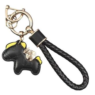 Generic Porte-cl&eacute;s cheval du Nouvel An chinois - Pendentif de sac en cuir, breloque de sac pour le Nouvel An lunaire | pour adolescents et adultes, amateurs d