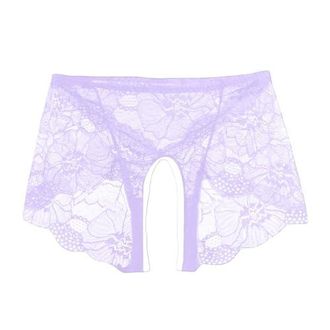 Generic Culotte pour Femme Anti Bactérienne, Slip en Dentelle brodé à col en V et Dos Ouvert, translucide et Respirant pour Les Occasions (PP2, XXL)