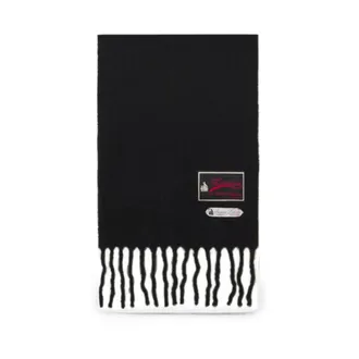 Lanvin &Eacute;charpe en Soie et Nylon - Homme - Accessoires - Noir - Taille: ONE Size