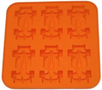 Generic Generisches F1 Ice Form Silicon Formel Rennwagen Jello Formen Autobild Ice Tablett (orange)