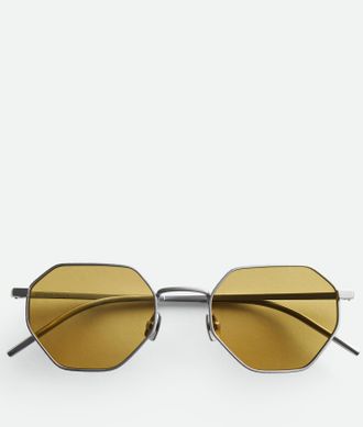 Bottega Veneta Lunettes De Soleil G&eacute;om&eacute;triques Intrecciato - Bottega Veneta