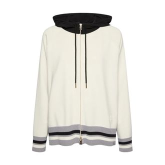 Elena Miro Kapuzen-Zip-Cardigan - - Sweatshirts & Hoodies - Damen - Mehrfarbig - XL