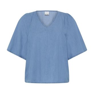Ichi Ichi - Blouses & Chemises - Femme - Blouses et Chemises - Bleu - Taille: 40 FR