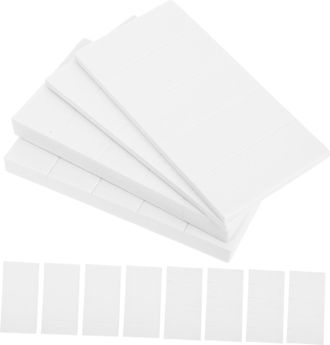 Soimiss 20 Stück Teiliges Eva Kopfteil Stopper Weiß Geräusch Vibrationsschutz Selbstklebende Wandpolster für Bett und Couch Einfache Montage Langlebiger Wands