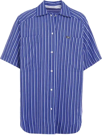 Margaux Lonnberg Chemise Ridge Rayures Bleu