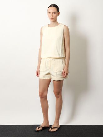 SOEUR Womens Shorts Hover Cotton Beige