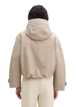 Marc O'Polo Canvasjacke mit Kapuze relaxed fit aus Cotton-Nylon-Mix