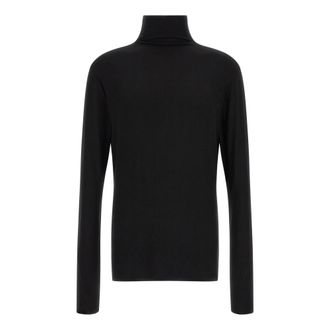 Thom Krom M TS 1003 Rollkragenpullover Jersey - - Knitwear - Herren - Schwarzk - L