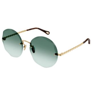 Chlo&eacute; unisex, Accessoires, Vert, Taille: ONE Size Ch0254S Round Lunettes de soleil