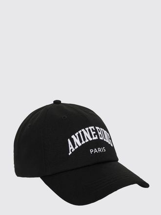 Anine Bing Baseballkappe aus Baumwolle mit kontrastierendem Logo und Schirm