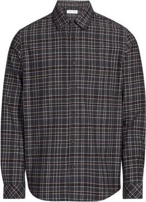 Sams&oslash;e & Sams&oslash;e Chemise col classique &agrave; carreaux en coton biologique