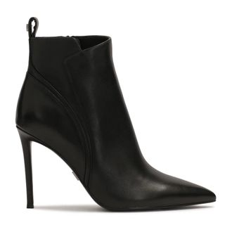 Kazar Schwarze Stiefel mit gewellter Naht auf dem Obermaterial - - Shoes - Damen - Schwarzk - 40 EU