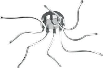 Trio Leuchten LED Deckenleuchte Portofino 676310806, Metall chrom, 4x 4.1 Watt