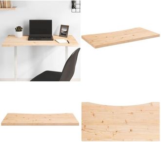 vidaXL Vidaxl - Dessus de bureau 80x40x2,5 cm bois massif de pin - dessus de bureau - dessus de bureau en bois - Home & Living - Brun