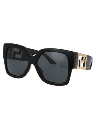 Versace 0VE4402 Black Acetate Sunglasses - Black
