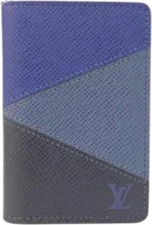 Louis Vuitton Porte-cartes doccasion - Homme - Pre-owned - Bleu - Taille: ONE Size