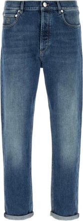 Brunello Cucinelli Homme, Jeans, Bleu, Taille: S Jeans Slim Taille Moyenne