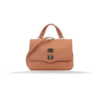 Zanellato Femme, Sacs, Orange, Taille: ONE Size Sac Bandoulière en Cuir Girello