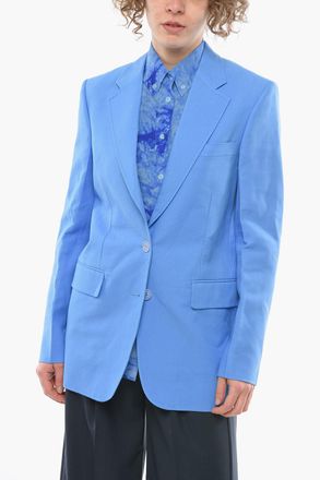 Stella McCartney Zweiknopf-Blazer Mit Pattentaschen Aus Nachhaltiger Viskose Stella McCartney