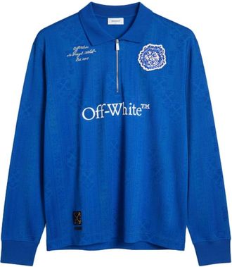 Off-white Homme, Tops, Bleu, Taille: L Maillot de football &agrave; manches longues