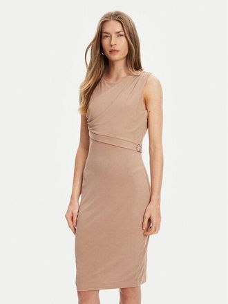 Guess Kleid f&uuml;r den Alltag W5YK27 KAQL2 Braun Regular Fit