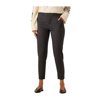 Object Schmale Hose f&uuml;r stilvolle Herbst-/Winter-Looks - - Trousers - Damen - Grau - XS