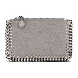 Stella McCartney Falabella Zipper Cardholder - - Accessories - Damen - Grau - ONE SIZE