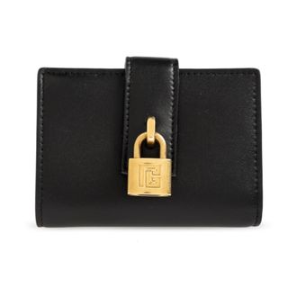 Balmain Leder-Portemonnaie - - Accessories - Herren - Schwarzk - ONE SIZE