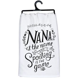 Primitives By Kathy 31764 LOL Cotton Geschirrtuch, baumwolle, Nana is The Name