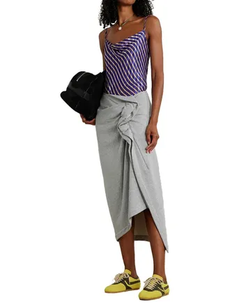 Dries Van Noten Hanan Skirt - Gray