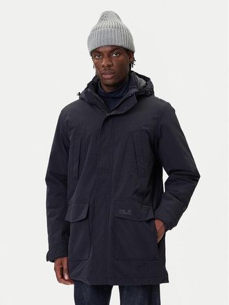 Jack Wolfskin Parka Canyon Shield A65119 Dunkelblau Regular Fit
