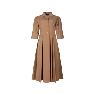 Max Mara Femme, Robes, Brun, Taille: 40 FR Padana Midi Shirt Dress