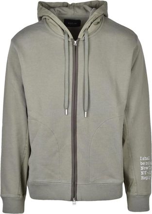 Replay Homme, Sweatshirts et sweats &agrave; capuche, Vert, Taille: 2XL Hooded Zip SweaT-shirt