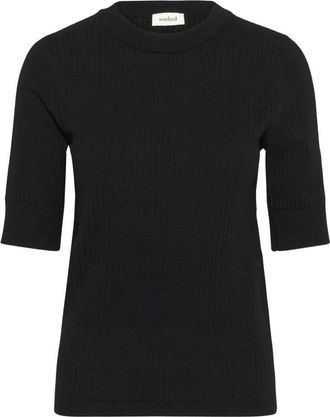 Soaked In Luxury SLSpina Tee - - Knitwear - Damen - Schwarzk - XL