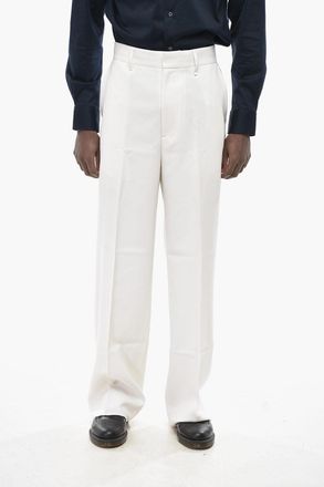 Givenchy Straight-Fit-Hose Aus Mohair-Mix Mit Verdecktem Verschluss Givenchy