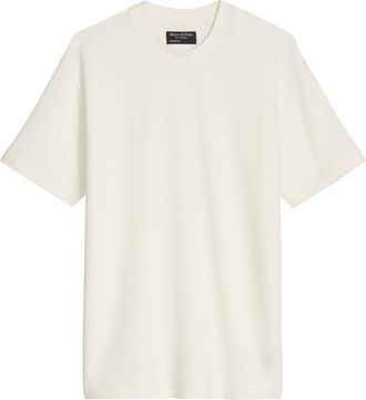 Marc O'Polo Softes T-Shirt aus Baumwolle mit Webstruktur, Relaxed Fit in