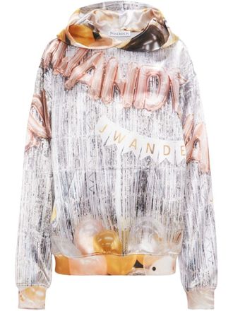 J.W.Anderson Hoodie mit Logo-Print - Gelb