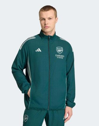 adidas adidas Performance - Arsenal Tiro 25 Competition Presentation - Jacke in Aurora Ivy-Gr&uuml;n