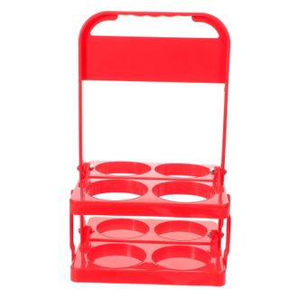 Lurrose Faltbarer Bierkorb aus Kunststoff mit Stabilem Griff Wiederverwendbarer Träger für Einfache Lagerung und Transport Robuster Getränkekorb für Bierflasc