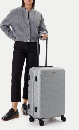 Gino Rossi Mittlerer Koffer GIN-M-003-05-SILVER Silberfarben