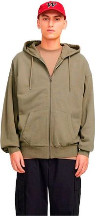 Jack & Jones JJECHARGE Faded Sweat Zip Hood NOOS