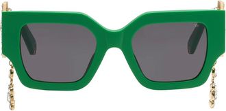 Philipp Plein Femme, Accessoires, Vert, Taille: ONE Size Lunettes de soleil