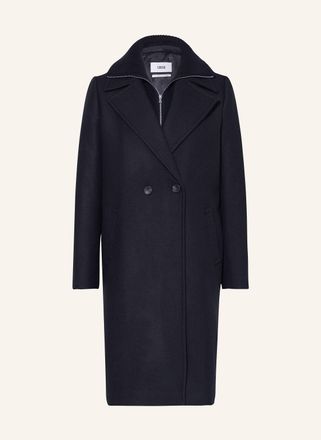 Cinque Cinque Mantel Ciisalie Mit Herausnehmbarer Blende blau